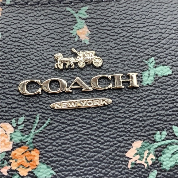 Coach | Bags | Coach Zip Top Crossbody With Rose Bouquet Print | Poshmark